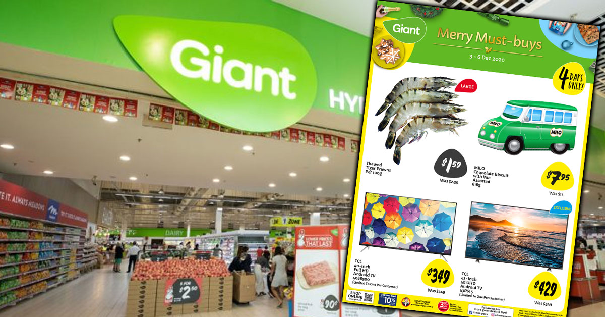 Giant is Having 4 Days of Christmas Specials Every Week in December ...