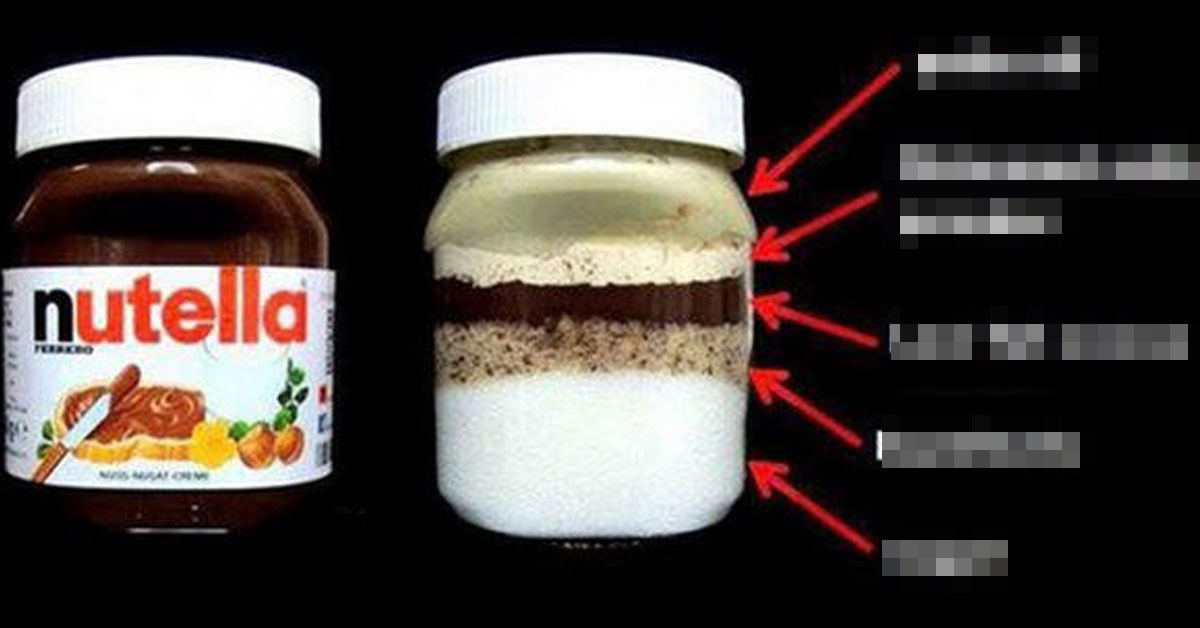 Graphic of What’s Allegedly in Nutella Will Make Even a Hardcore ...