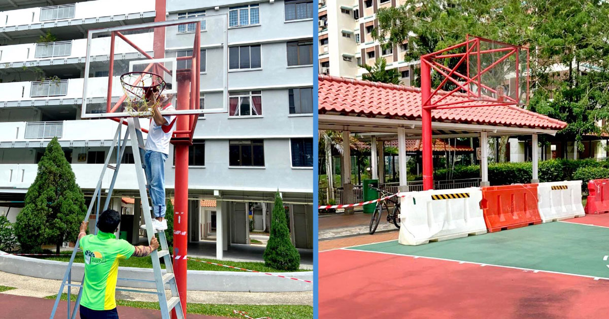 MP Explains Why Tampines Basketball Courts Are Closed for 2 Months Due ...