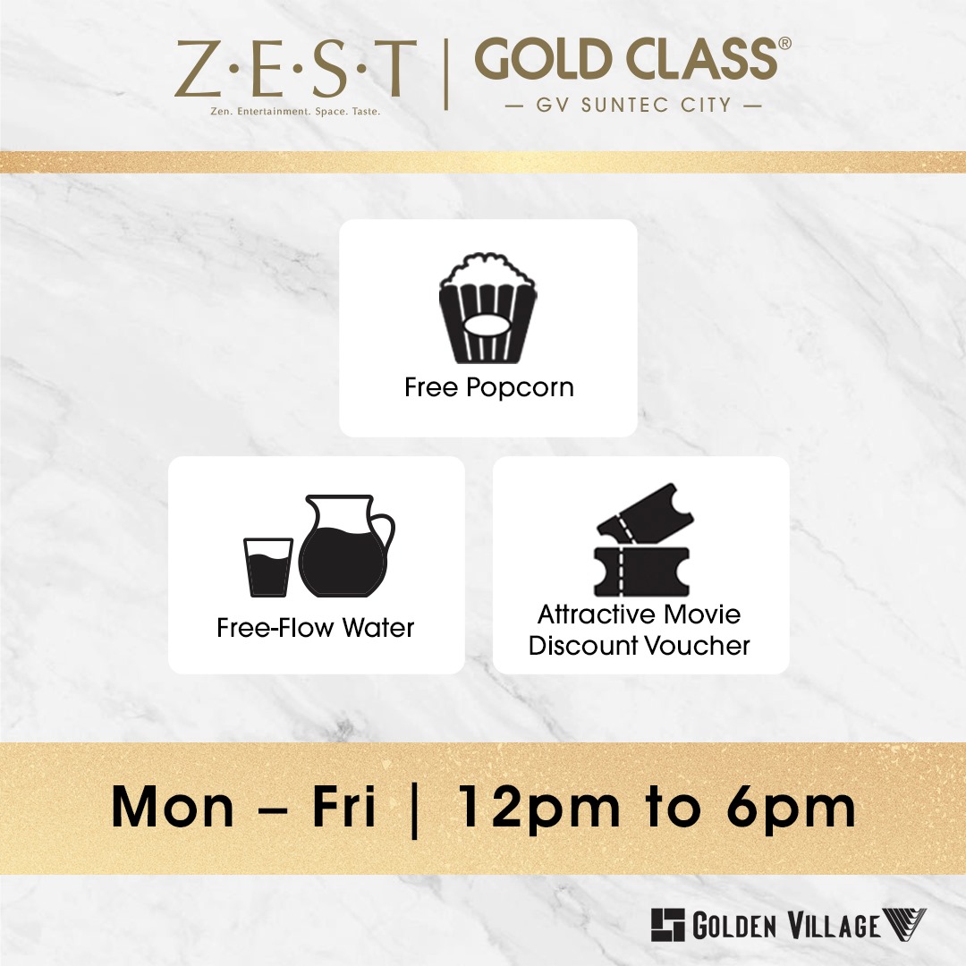 You Can Now ‘WFH’ in GV’s Gold Class Lounge with Free Drinks & Popcorn ...