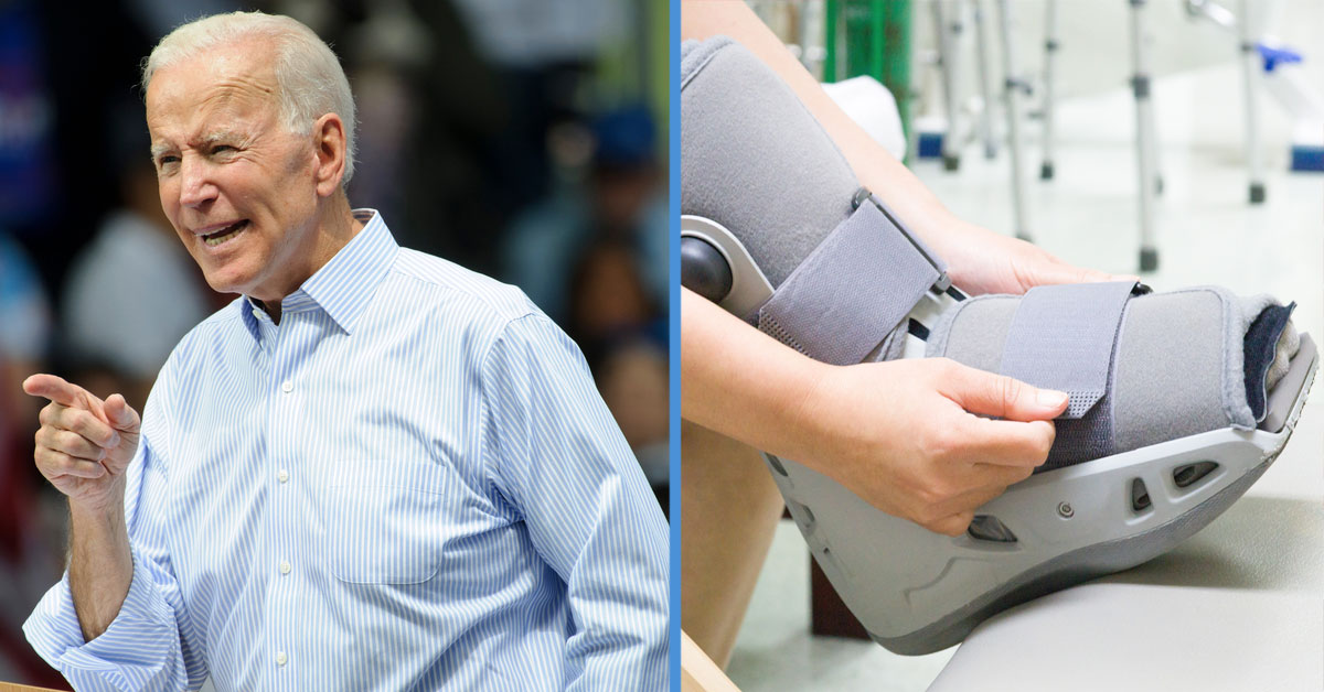 President-Elect Joe Biden Fractures Foot While Playing With His Dog ...