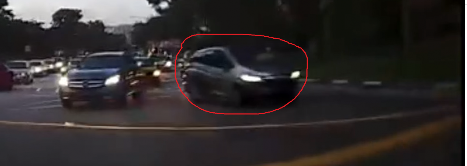 Car Flew in the Air on Upper Bukit Timah After Being Sideswiped When ...