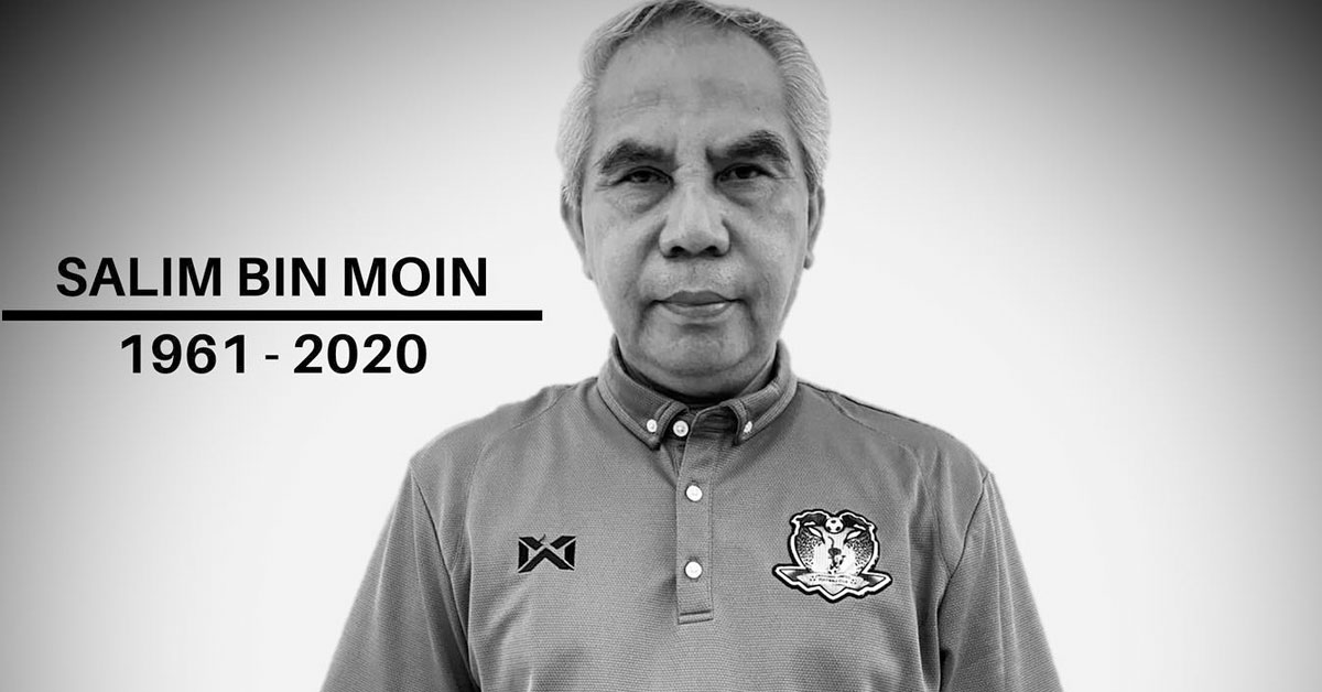 Former S’pore Footballer & Coach of Several S-League Clubs Salim Moin ...