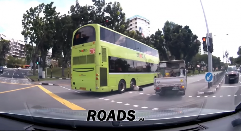 Woman Pinned Under Bus That Was Making Discretionary Right Turn in ...
