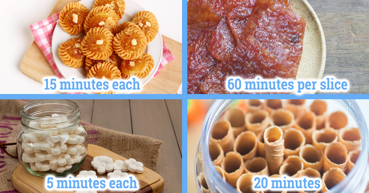 Guide to Number of Calories in Popular CNY Snacks & How Much You Need ...