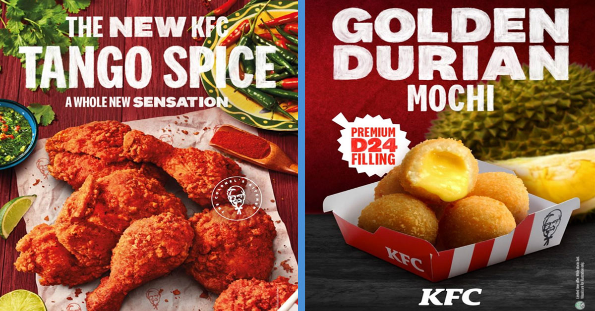 Don’t Say Bojio: KFC Launches Fried Chewy Durian Mochi with D24 Lava ...