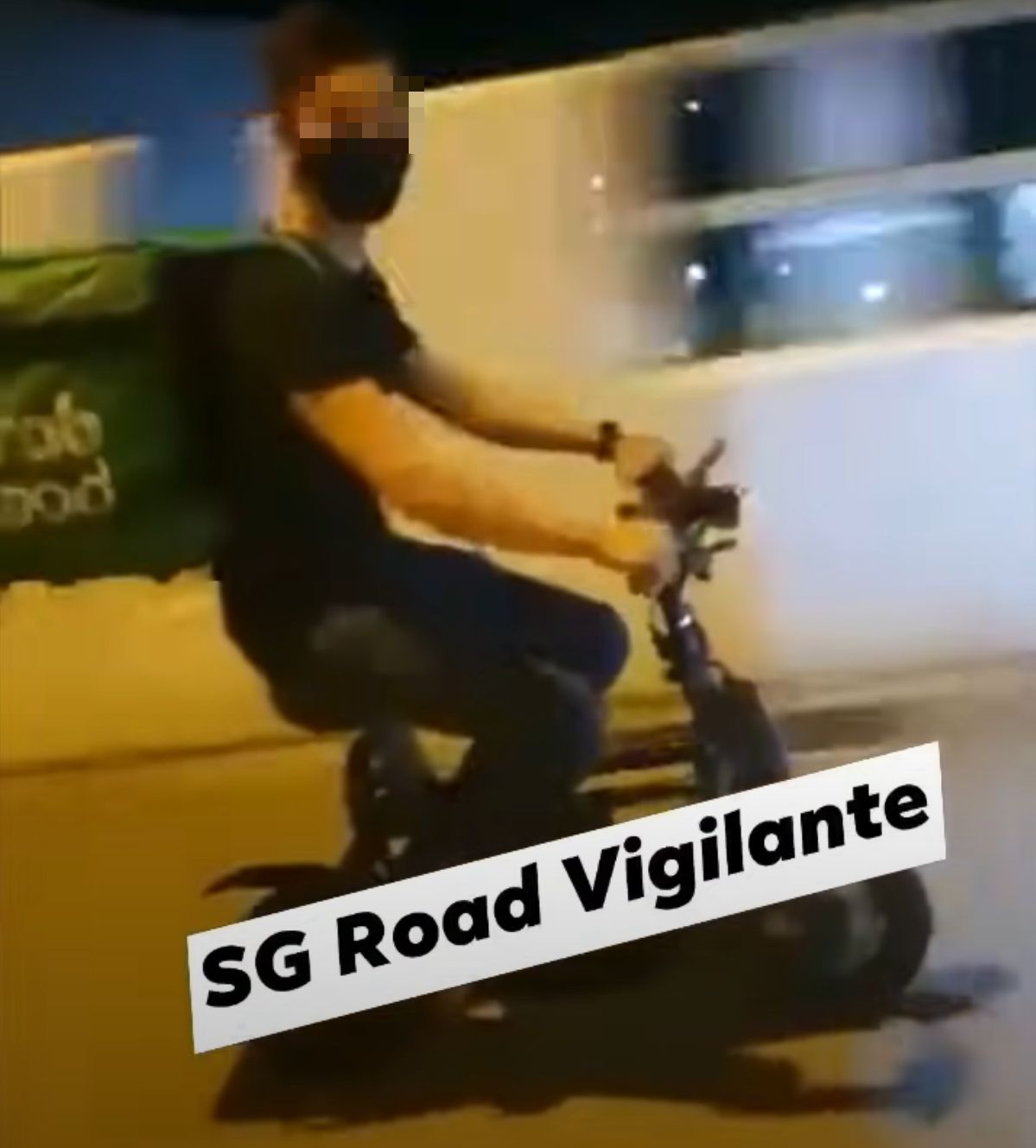 PMD Rider Travelling Over 70kmh Stared at Motorcyclist Before Zooming ...