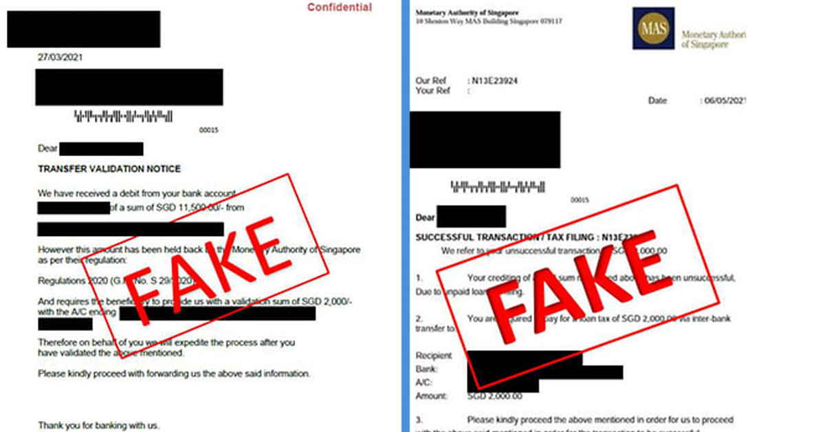 SPF Warns of Loan Scams Whereby Scammers Send Fake Letters from ...