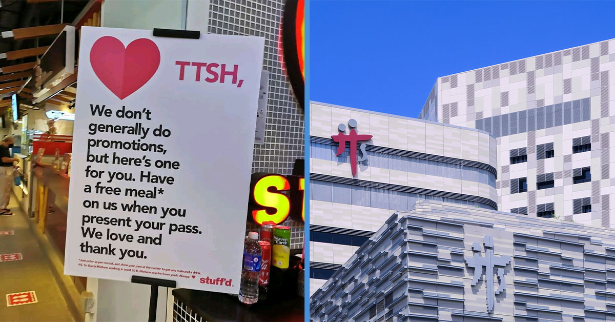 Stuff'd Outlet at Square 2 is Giving Away Free Meals to TTSH Staff ...