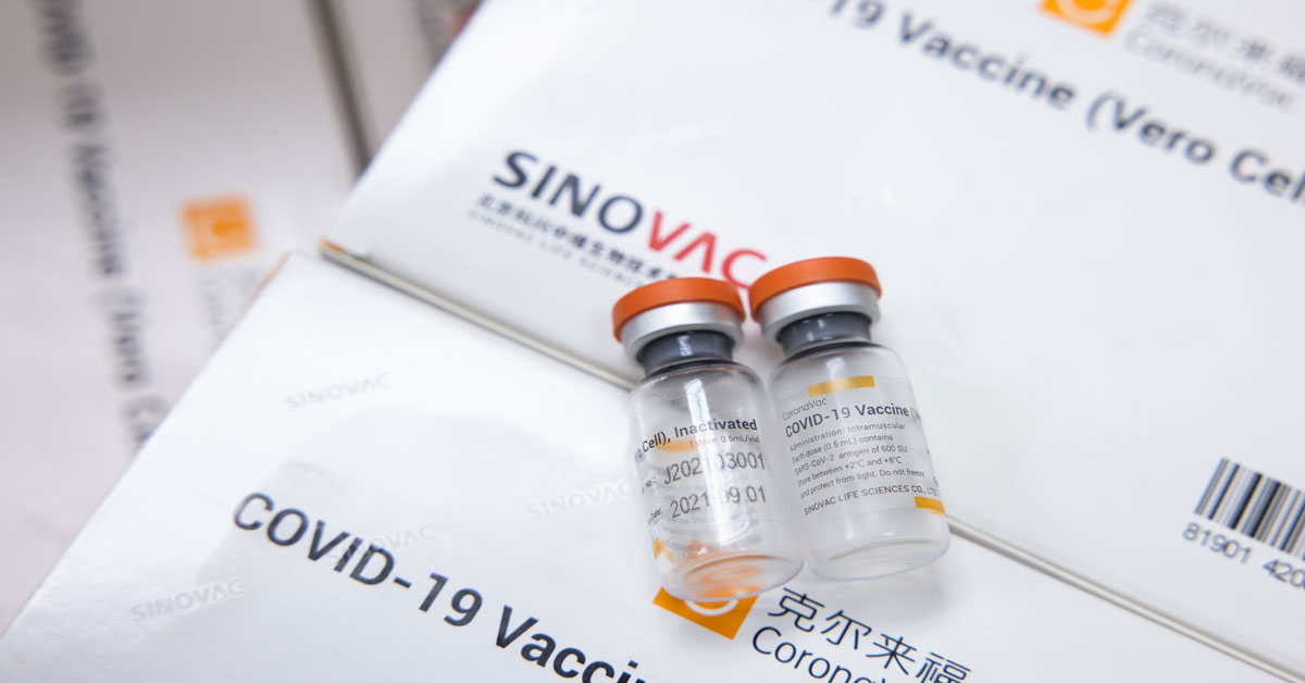 New Sinovac Vaccines to Arrive in 4 to 6 Weeks As All Existing Stocks ...