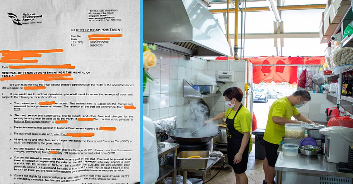 NEA Responds to Viral Post That Claims Hawker Stalls Rental Increases ...