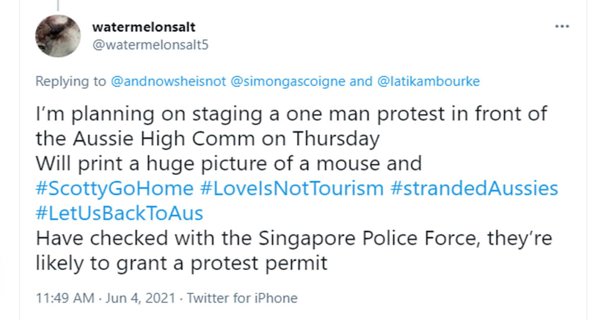 SPF Refuted a Claim That They’re Going to Grant Protest Permit Outside ...