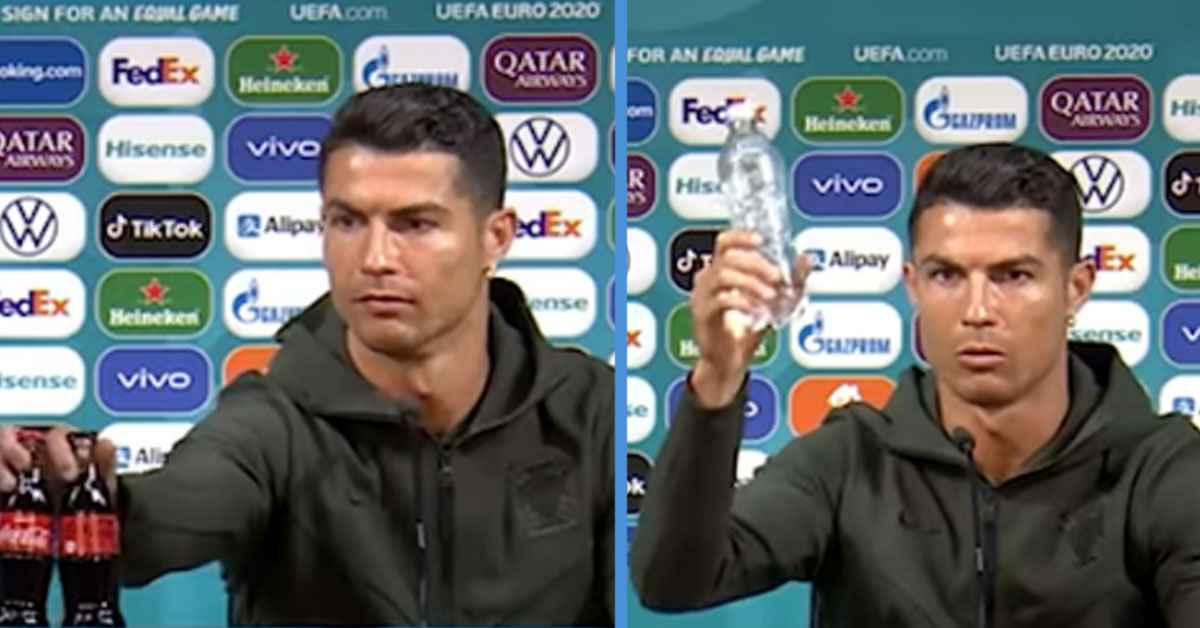 Cristiano Ronaldo Told People Not to Drink Coke During Euro 2020 ...