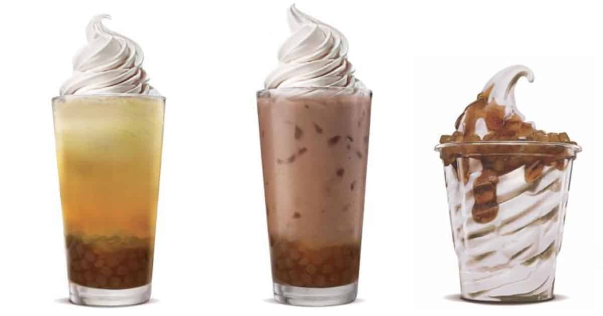 Burger King S’pore Having Gula Melaka Bubble Tea Desserts & Drinks ...