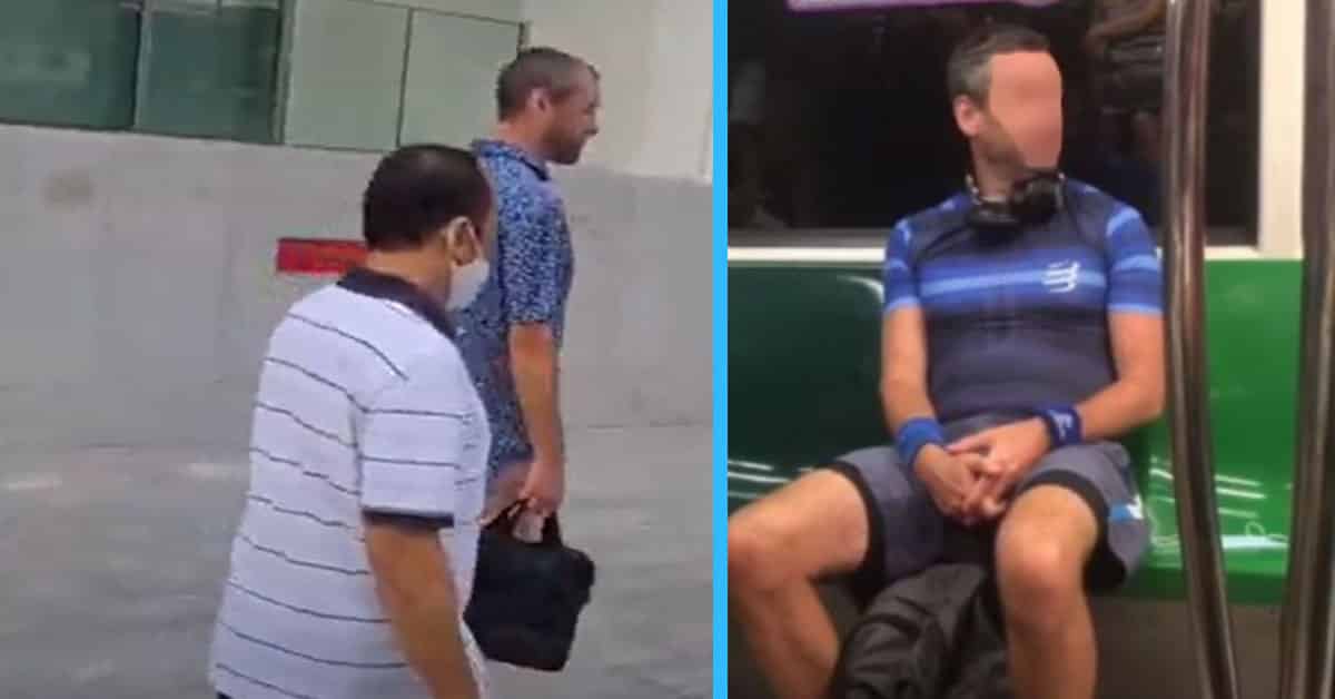 Maskless British Man in MRT Train Faces New Charge for Not Wearing Mask ...