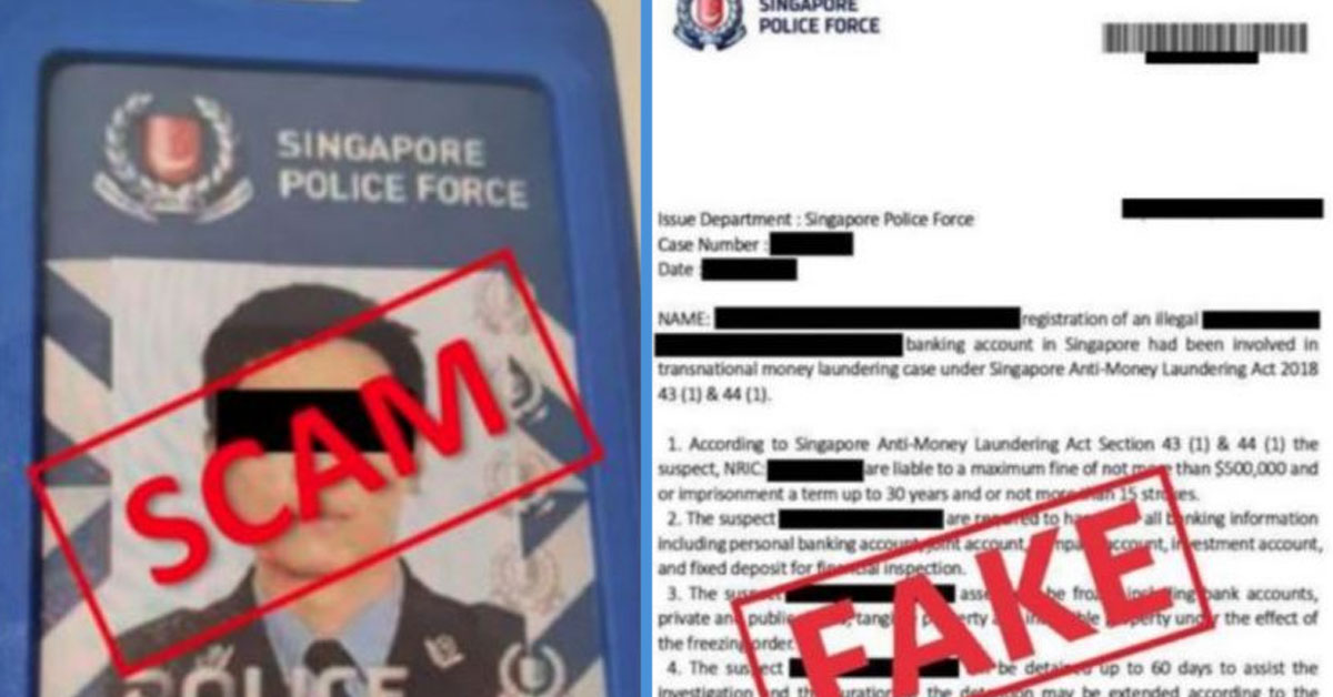 Scammers Now Even Used Fake SPF Warrant Card to Cheat Others; 1 Person ...