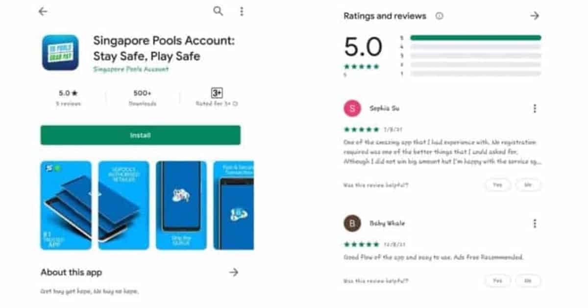 There's Now a Fake S'pore Pool Websites & Even App That Was on Google ...