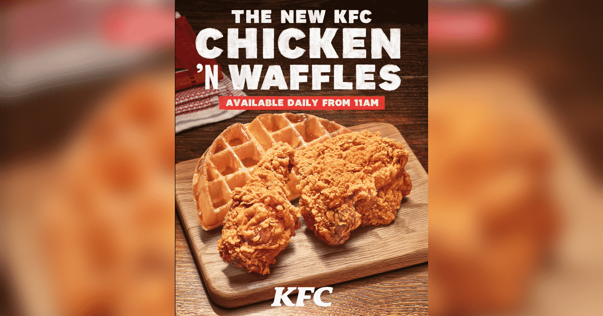 Don't Say Bojio: KFC Having All-Day Chicken & Waffles From Today (22 ...