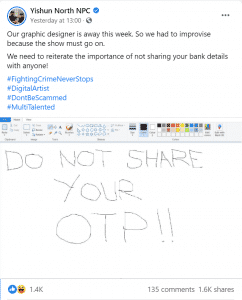 Yishun North NPC Social Media Team Has Been Coming Out With Creative ...