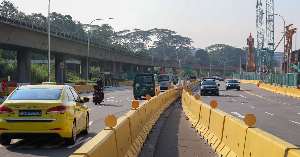More Road Dividers to be Installed at Tanjong Pagar Road by the End of ...