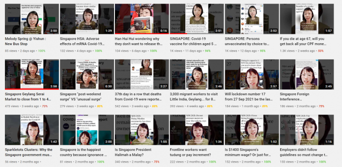 Han Hui Hui is Now An Active YouTuber Who Posts Short Videos About S ...