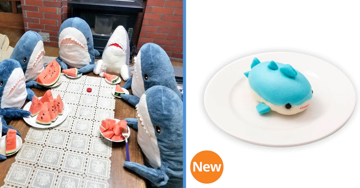 IKEA Having Cute Little Sharks With Red Bean Filling Until 31 Dec 2021 ...