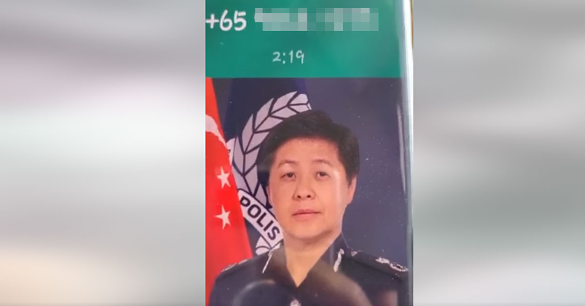 Funny Scam Caller Uses Chinese Female SPF Officer Profile Image But Has ...