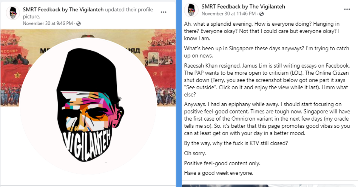 SMRT Feedback is Back & Has Removed Their Previous Apology - Goody Feed
