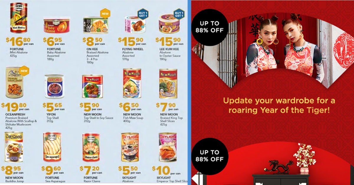 10 CNY Deals in S’pore You Shouldn’t Miss; If Not You’ve to Wait for 1 ...