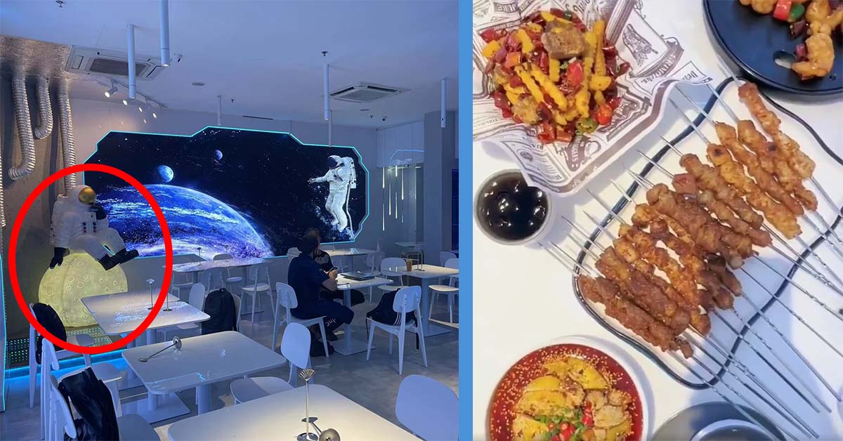 There's a Space-Theme Restaurant at Beach Road With Astronauts - Goody Feed