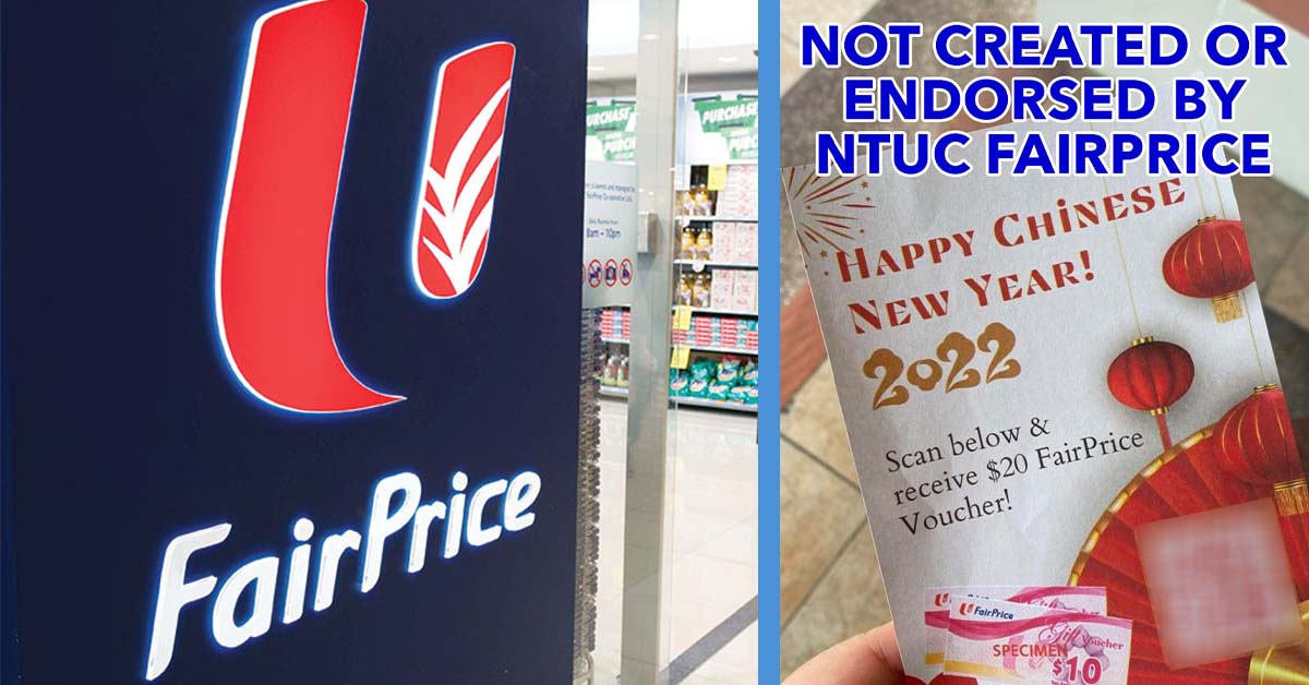 NTUC FairPrice Responds to Flyers Being Given Out That Promise Free ...