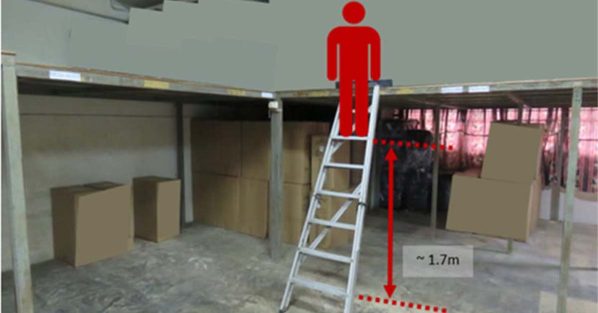 59YO Man Slips & Dies from an Unsecured Ladder in Yishun Industrial ...