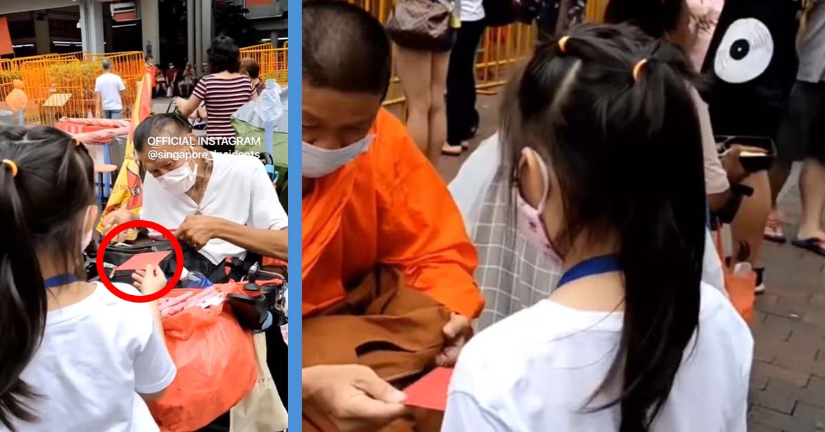 Mum Slammed After Filming Her 2 Daughters Giving Ang Baos to Elderly ...