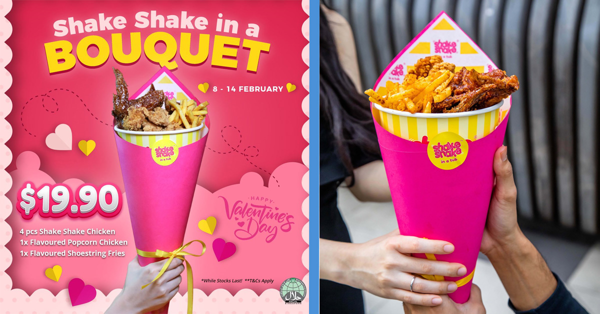 Shake Shake Has a Chicken & Fries Bouquet for Valentine’s Day for $19. ...