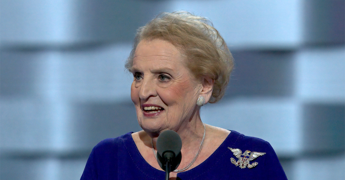 First Female US Secretary of State, Madeleine Albright, Dies at 84 ...