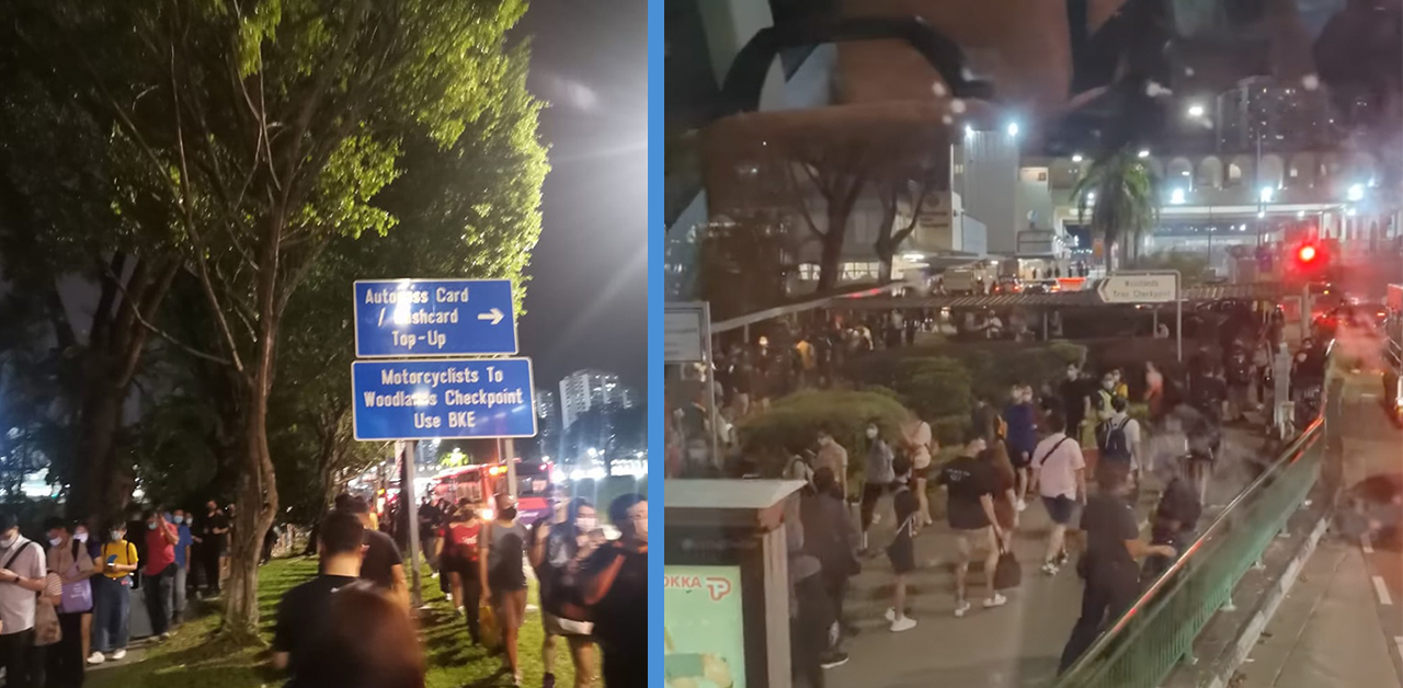 Snaking Queues at Woodlands Checkpoint Now Emerge on Second Weekend of ...