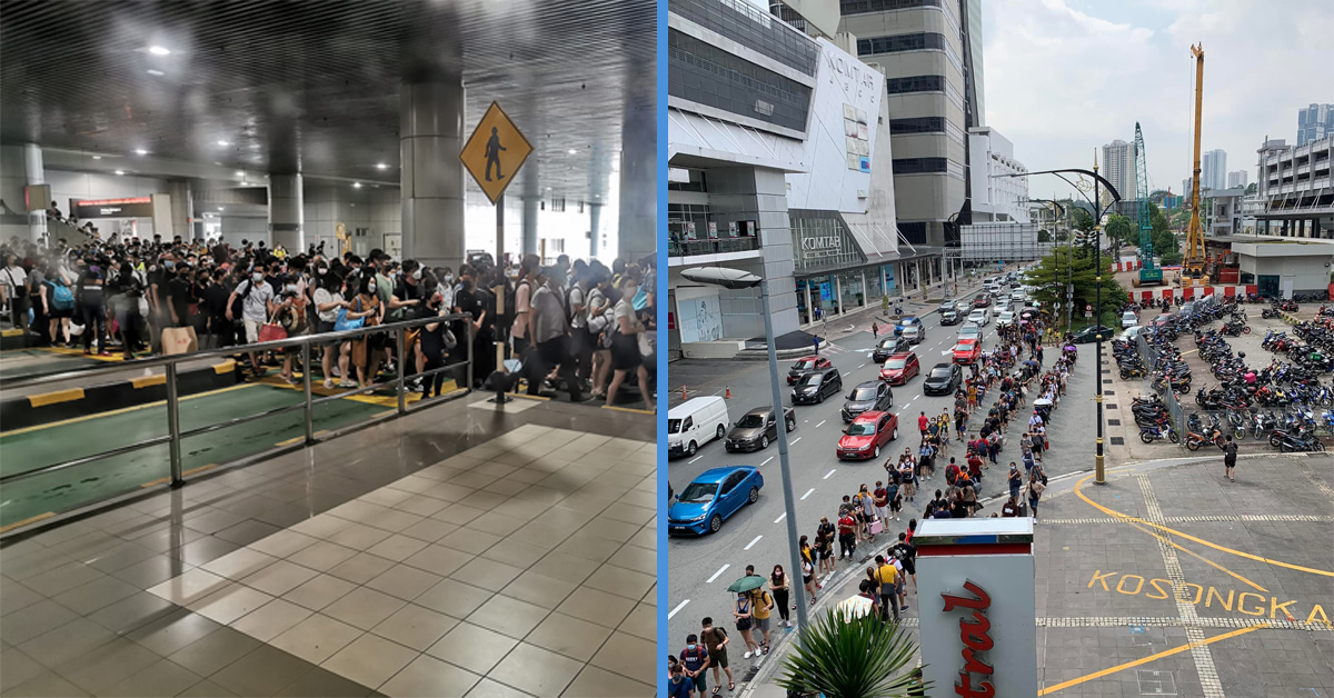 Snaking Queues to Return S’pore on Sun After Long Weekend Started as ...