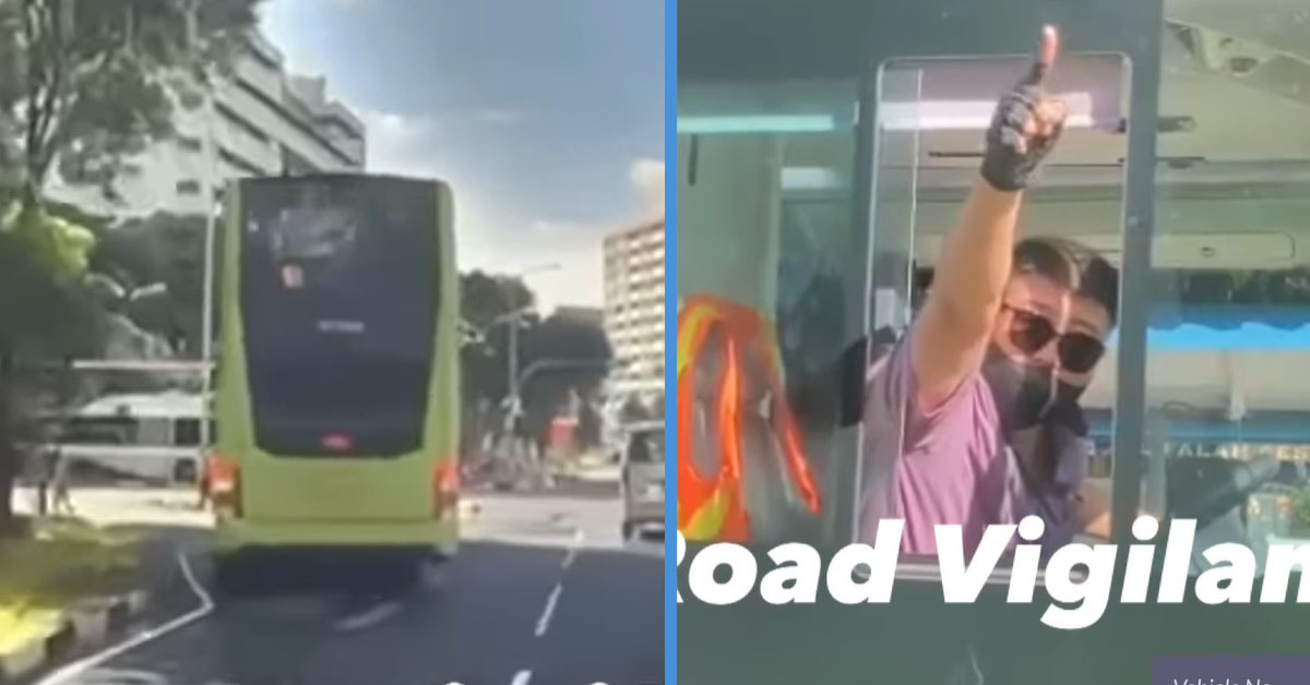 SBS Transit Responds After Video of Bus Captain Showing Middle Finger ...