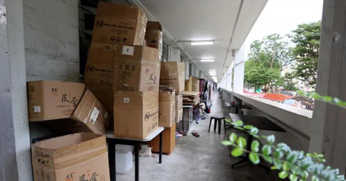 Residents Complain About Slacks of Boxes at HDB Corridor That Are ...