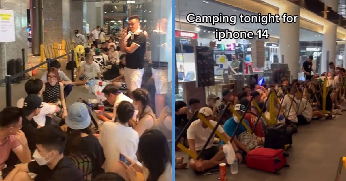 People in S’pore Are Queuing Overnight for iPhone 14 Again, With Some ...