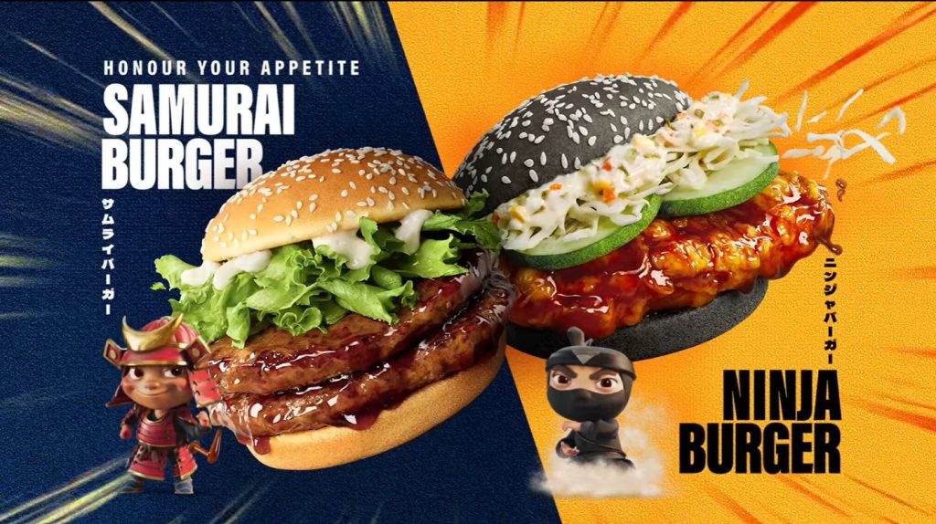 McDonald’s Now Having Ninja Burger With Charcoal Buns on Top of Samurai ...