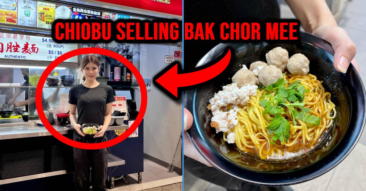 Bedok Bak Chor Mee Stall Went Viral As Stallowner Poses With Her Food ...
