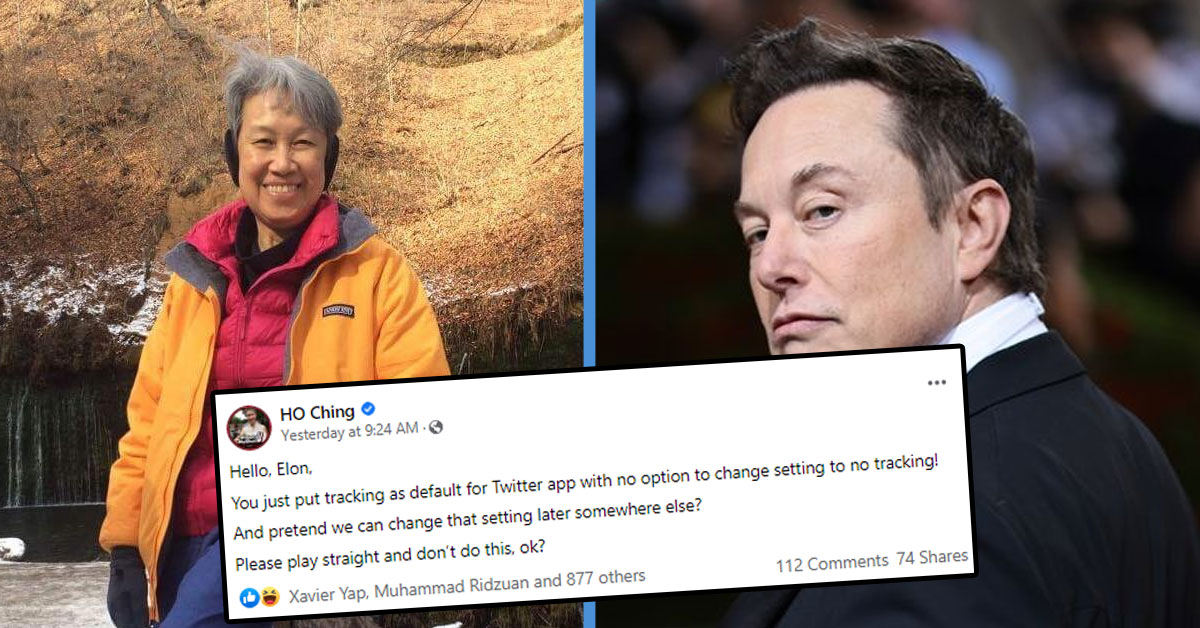Ho Ching Called Out Elon Musk on Facebook for a Twitter Setting ...
