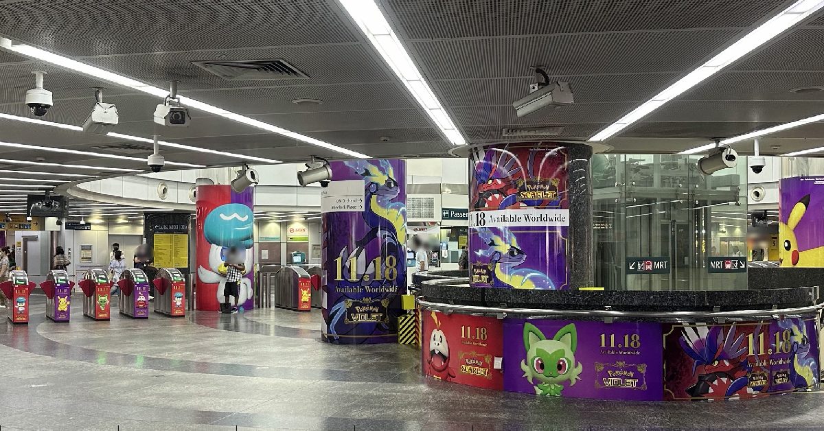 Wild Pokemons Have Appeared in Orchard MRT Station to Promote New ...
