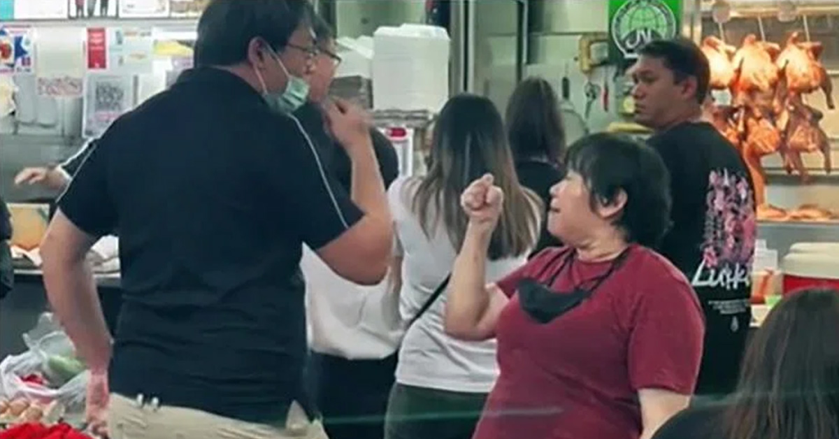 Cai Png Hawker Owner Slapped Man Who Was Queuing for a Neighbouring ...