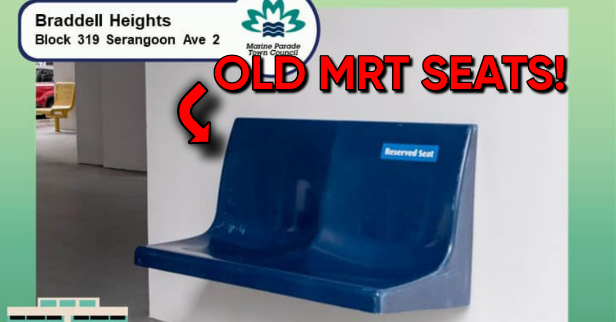 These ‘MRT Seats’ at Void Decks Aren’t Replicas But Are The Real Thing ...