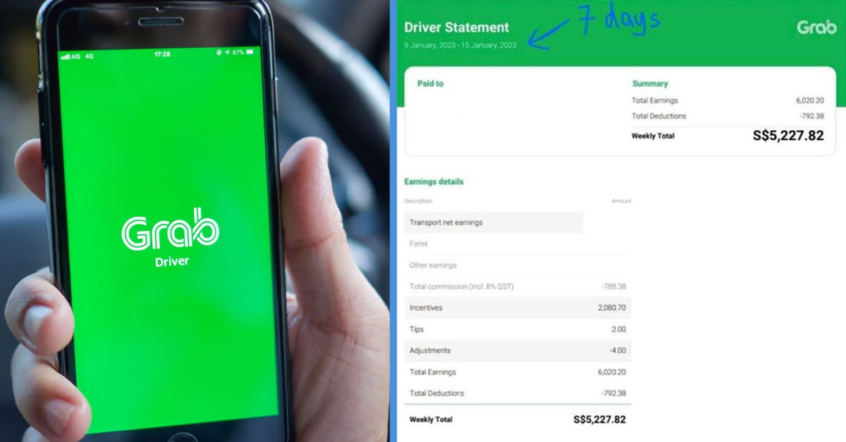 Grab Driver Allegedly Earned $5,227 in 7 Days & Here’s The Secret ...
