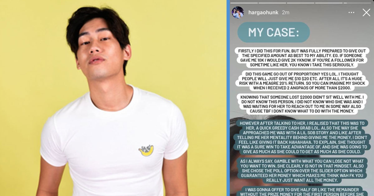 S’pore Influencer Slammed for Asking for Ang Bao Online & Giving 20% ...