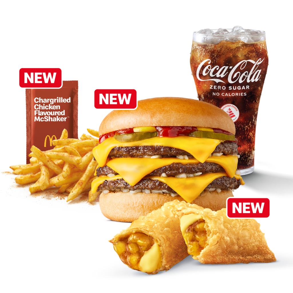 McDonald’s Having New Triple Cheeseburger, Apple Custard Pie & Lotus ...
