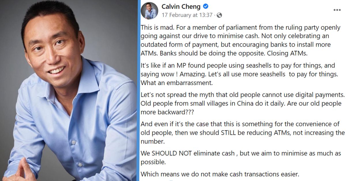 Here’s Why Ex-NMP Calvin Cheng Criticised a PAP MP for Installing a New ...